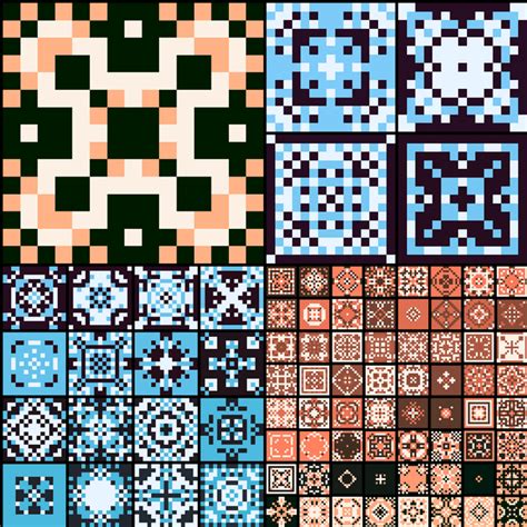 Tiling Patterns W 2d Totalistic Automata In Different Colors Rcellularautomata