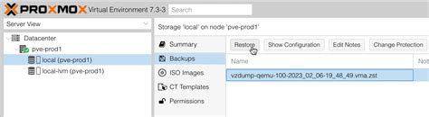moving a vm between two proxmox hosts dev endevour