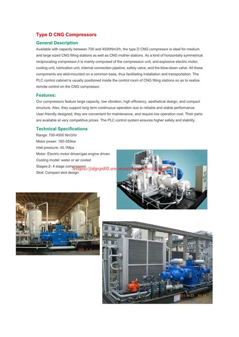 CNG Station Compressor Natural Gas Compressor China Natural Gas Compressor And CNG Compressor