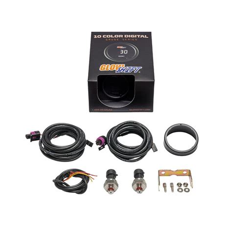 Glowshift Gauges 10 Color Dual Digital Pressure Gauge Gs Tcd Dp Urotuning