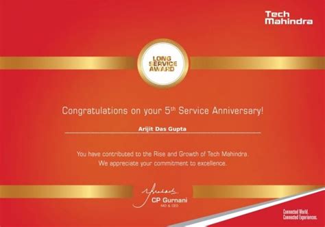 Lovetobetechm Greatplacetowork 5yearanniversary Arijit Das Gupta