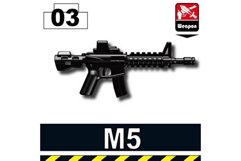Автомат M5 - оружие Сидан БрикАрмс для минифигурок ЛЕГО | Sidan Toys ...