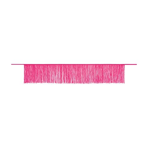 Fabric Pink Fringe Garland 5 Ft