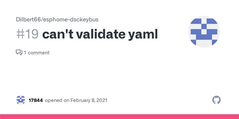 Can T Validate Yaml Issue 19 Dilbert66 Esphome Dsckeybus GitHub