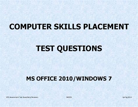 Csp 2 Computer Competency Exam Cps Assessment Test Questions