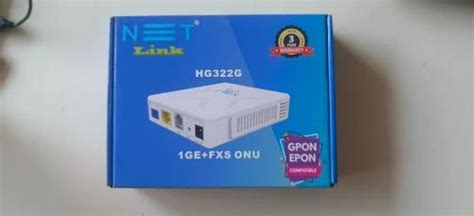 3 Years Dual Band Netlink Hg322g Gpon Ont Router At ₹ 1150piece In Tiruchirappalli Id