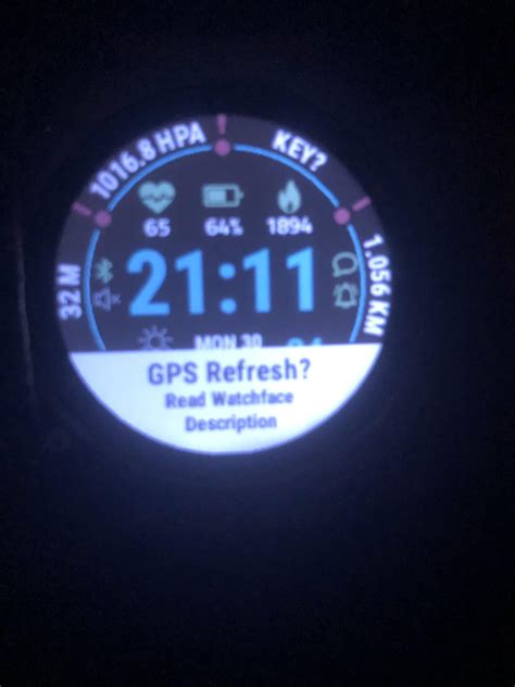 why am seeing this message and how to get rid of it r garminfenix