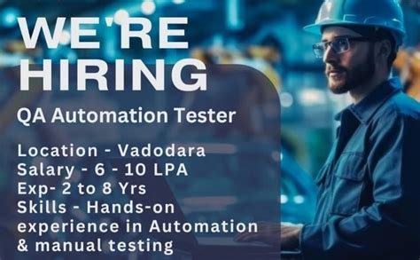 Mayuri Bhanushali On Linkedin Hiring Jobopening Qaautomationtester Vadodarajobs