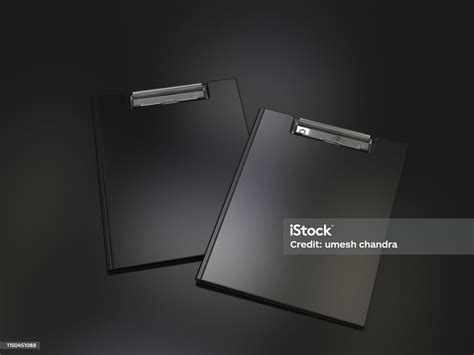 빈 클립 폴더는 브랜딩 및 모의에 대 한 클립보드 3d 렌더링 그림입니다 0명에 대한 스톡 사진 및 기타 이미지 0명 A4 용지 검은색 Istock