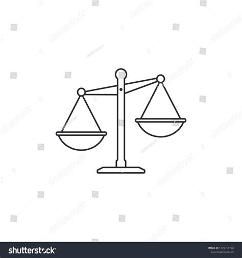 Balancing Scale Outline Images Stock Photos Vectors Shutterstock