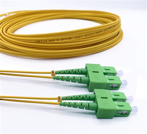 SC/APC to SC/APC OS2 Duplex Fiber Optic Cable (Ref:2493) – ELFCAM ...