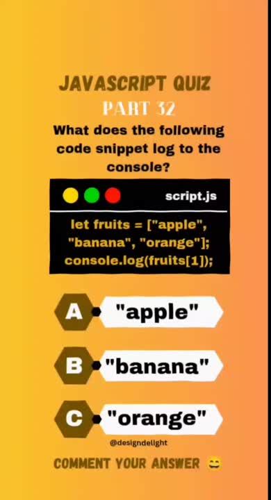 Dua Khan On Linkedin Test Your Javascript Knowledge Javascript Quiz Part 31 Comment Your