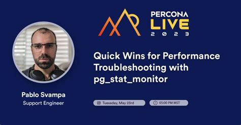 pablo svampa on linkedin pg stat monitor postgresql perconalive 11 comments