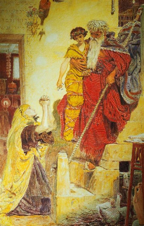 Elijah Restoring The Widows Son C 1864 By Ford Madox Brown Editorial Image Image Of Mural