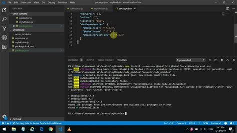 Javascript Es6 06 Ako Pracovať S Babel Om Ako Node Modulom Youtube