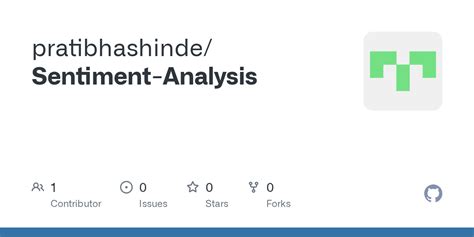 Github Pratibhashinde Sentiment Analysis