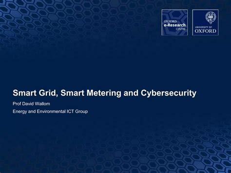 Smart Grid Smart Metering And Cybersecurity Pptx