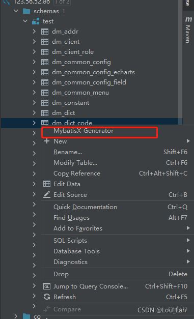 Mybatisx Generator自动代码生成插件 Csdn博客