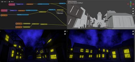 creating a procedural starry and cloudy sky inspired by the secret of
