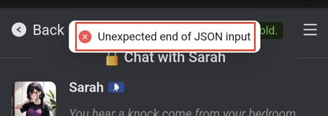 How To Fix Unexpected End Of Json Input On Janitor Ai Networkbuildz