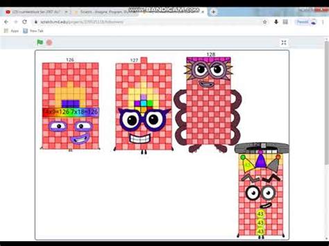 New Numberblocks Fanmade 126 129 Youtube