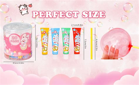 Bolianovi 20pcs Plastic Bubbles Blow Plastic Bubbles Toys
