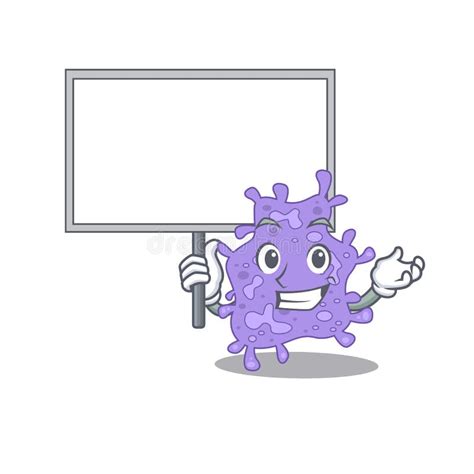 An Icon Of Staphylococcus Aureus Mascot Design Style Bring A Board Stock Vector Illustration