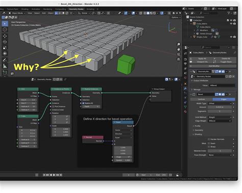 Issue Applying Bevel Modifier Locally To Geometry Defined By Geometry Nodes Modeling Blender
