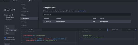 How To Add Custom Command From Package In Atom Io Stack Overflow