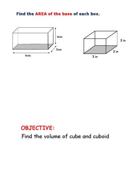 Volume Cube Cuboid Pdf