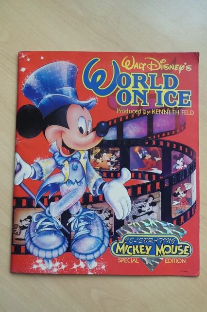 Walt Disneys World On Ice Celebrating Mickey Mouse Program 1992 Aus