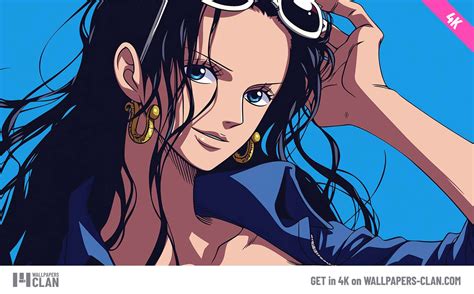 Nico Straw Hat Pirates Desktop Wallpaper One Piece Wallpaper 4k