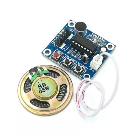 Módulo Gravador De Voz E Player Isd1820 Serve Para Arduino Mercadolivre