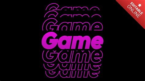Game Text Effect Generator