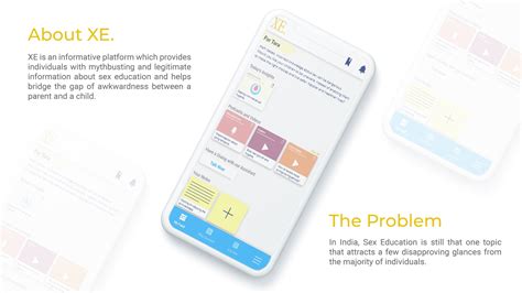 XE The Sex Ed App On Behance