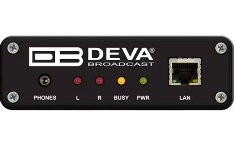 Deva Db90 Rx Ip Audio Decoder He Aac V1 And 2 And Mpeg 1 Layer 3 Pcm Radioactive
