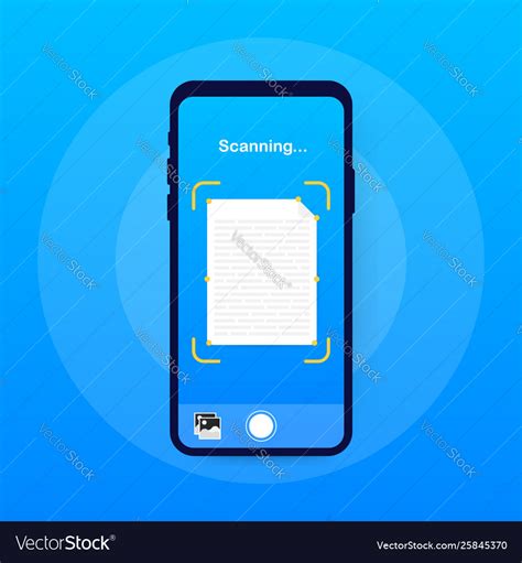 Text Scan Dokument Scanner Smartphone Schnittstelle