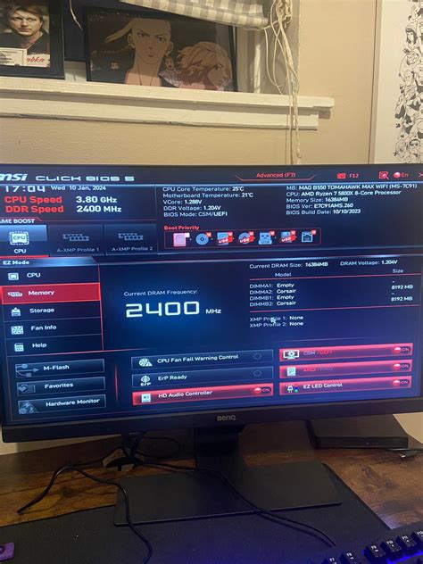 32GB Ram Reading As 16gb Bios Update Required R MSI Gaming