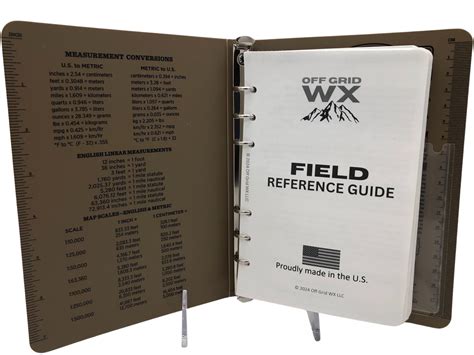 Modular Field Reference Guide Off Grid Wx