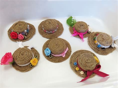 デイサービス 物づくりレク 麦わら帽子マグネット 社会福祉法人 崇徳会 高齢者総合ケアセンター マザーアース