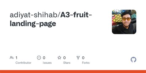 Github Adiyat Shihaba3 Fruit Landing Page