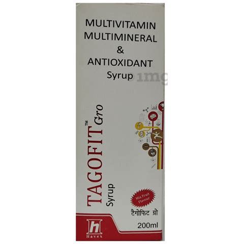 Tagofit Gro Syrup Mix Fruit Buy Bottle Of 200 0 Ml Syrup At Best Price