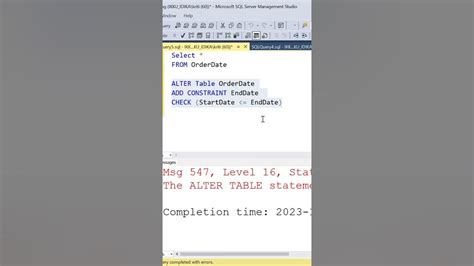 Sql Trick How To Validate Data Check Constraint Sqltips Youtube