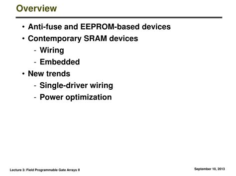 Ppt Ece 636 Reconfigurable Computing Lecture 3 Field Programmable