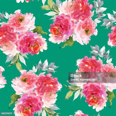 해바라기 완벽 한 패턴입니다 수채화 그림입니다 가 수 제 0명에 대한 스톡 벡터 아트 및 기타 이미지 0명 개성 개념 계절 Istock