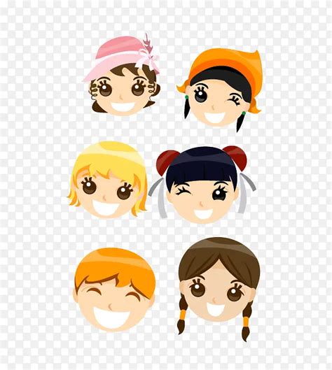 卡通女孩头像png图片素材下载图片编号10677897 Png素材网