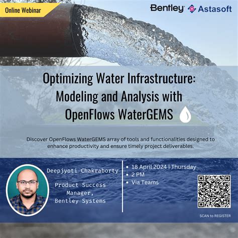 18th april 2024 optimising water infrastructure modeling and analysis