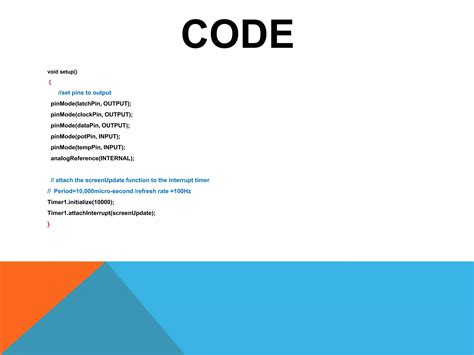 Temperature Sensor With Led Matrix Display By Irfan Qadoos 9 Ppt