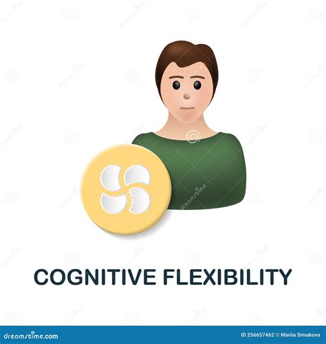 Cognitive Flexibility Icon 3d Illustration From Cognitive Skills