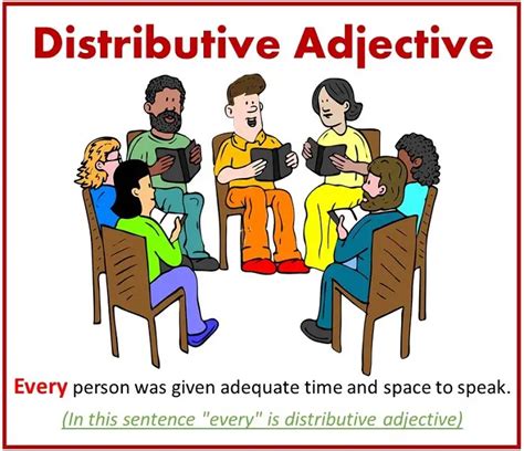 Distributive Adjective Examples And List Englishgrammarsoft
